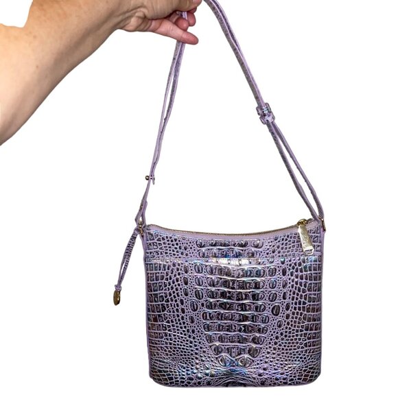 Brahmin | Bags | Brahmin Katie Crossbody Bag Purple Violet Wonderland ...